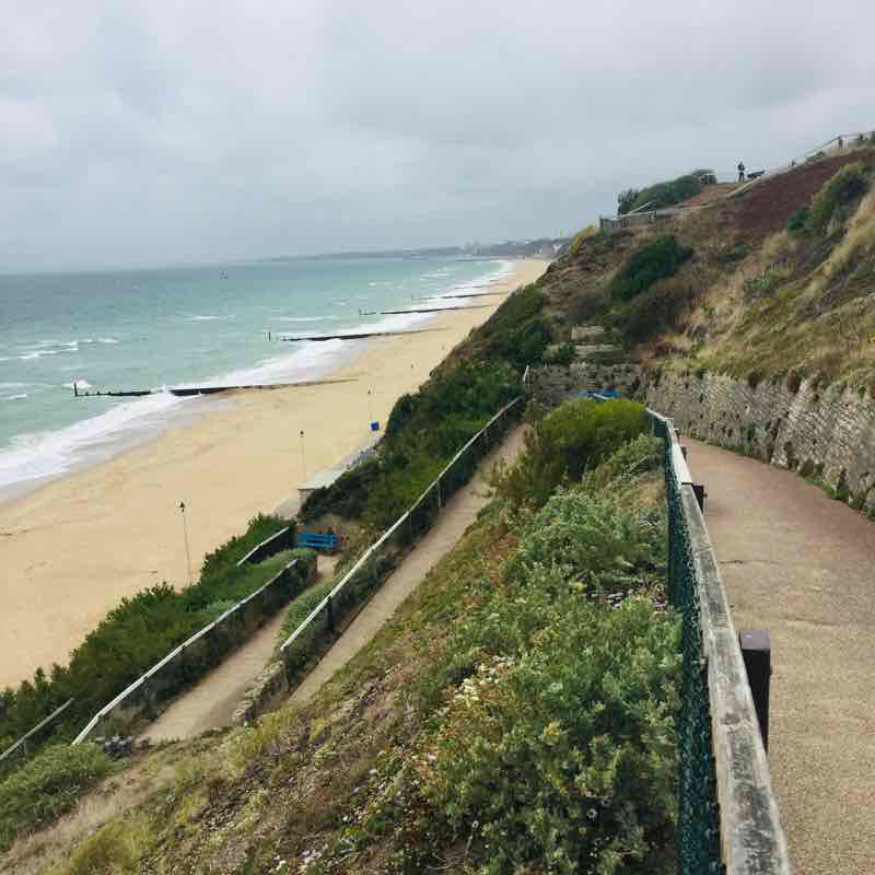 Southbourne coast in England | Walking Map