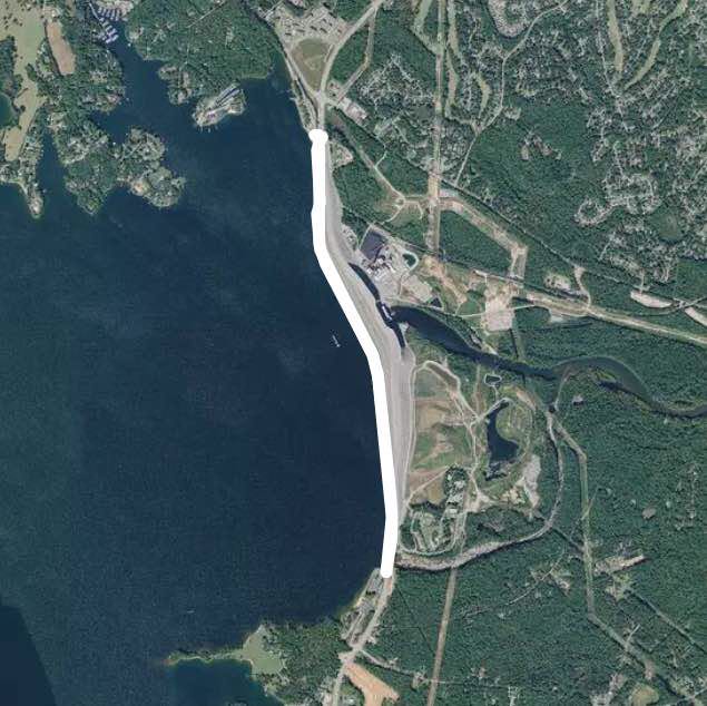 Lake Murray in South Carolina | Walking Map