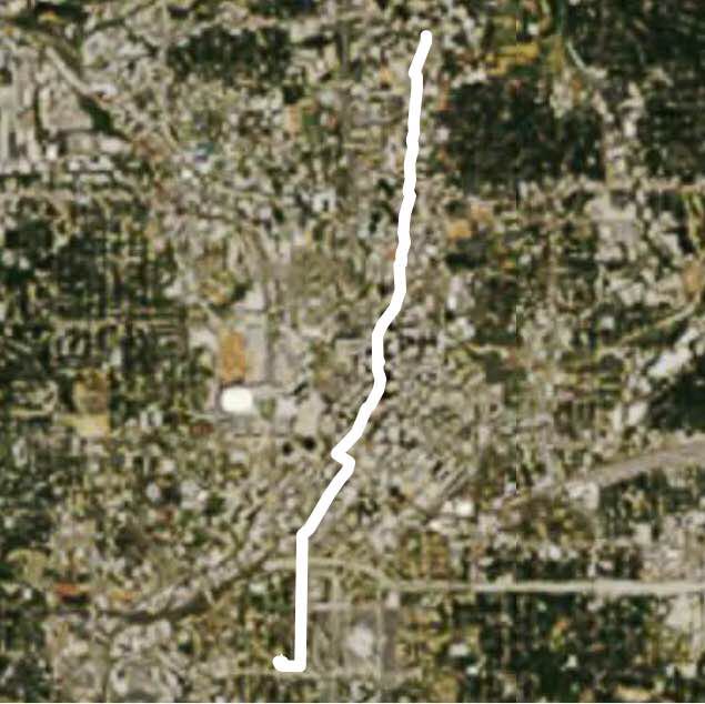 Downtown to Midtown Atlanta in Georgia | Walking Map