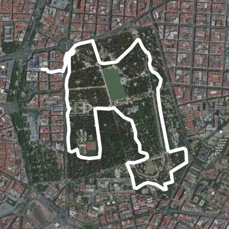 Madrid Retiro Park in Comunidad de Madrid | Walking Map