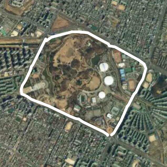 Olympic Park Jogging in Seoul | Walking Map