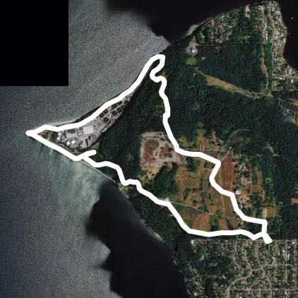 Lighthouse loop at Discovery Park Walk - Seattle, Washington, USA | Pacer