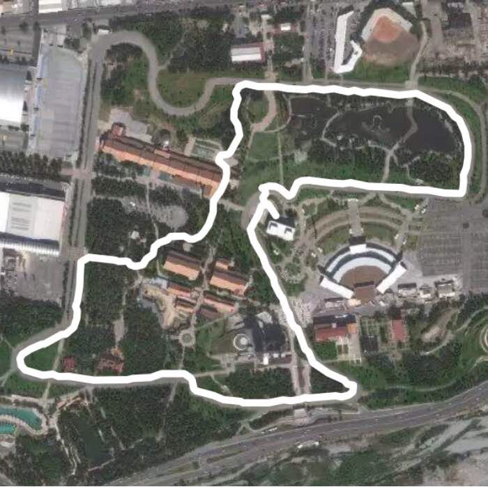 Parque Fundidora Caminar - Monterrey, Nuevo León, México | Pacer