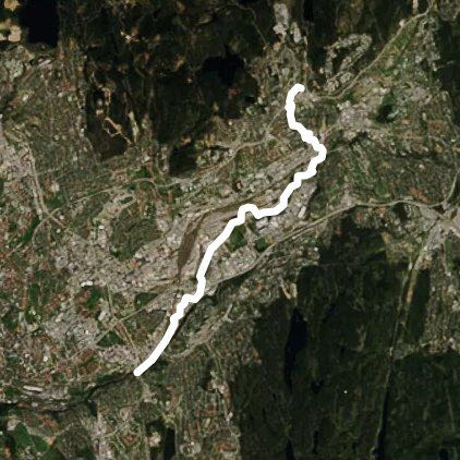 Alna river in Oslo | Walking Map