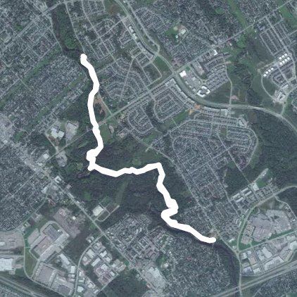 St-charles river park in Québec | Walking Map