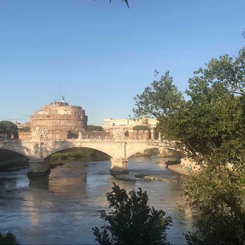 Rome Italy River and City Run/Walk in Lazio | Walking Map