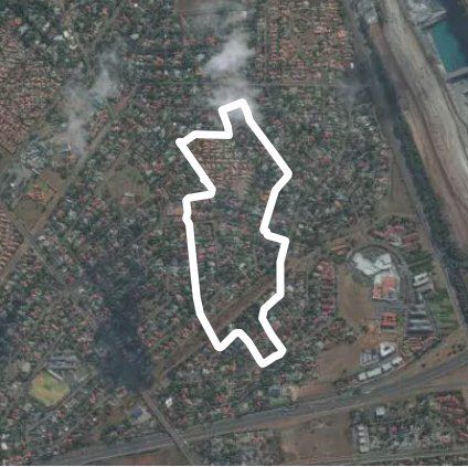 Doringkloof van huis zambezi om | Walking Map