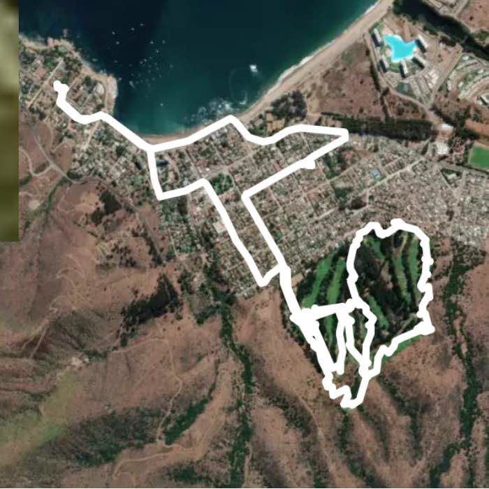 Papudo Golf Club. Walk Trail - Valparaíso Region, Chile | Pacer