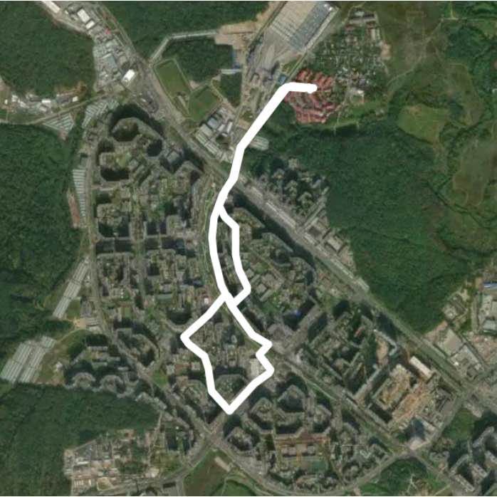 A fascinating walk around Mitino) in Moskva | Walking Map