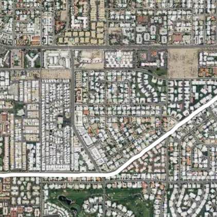 Deepwell, Canyon CC, Citywide Loop (자전거 트레일) 산책로 - 팜스프링스, 캘리포니아 주, 미국 ...