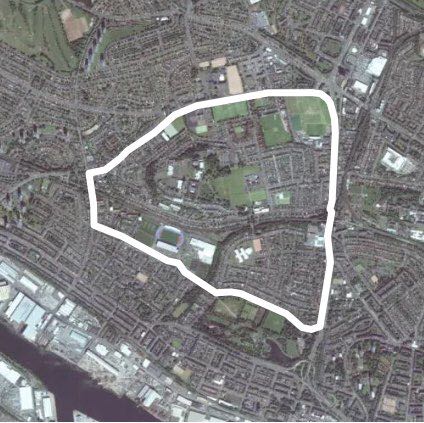 Anniesland 5k in Scotland | Walking Map