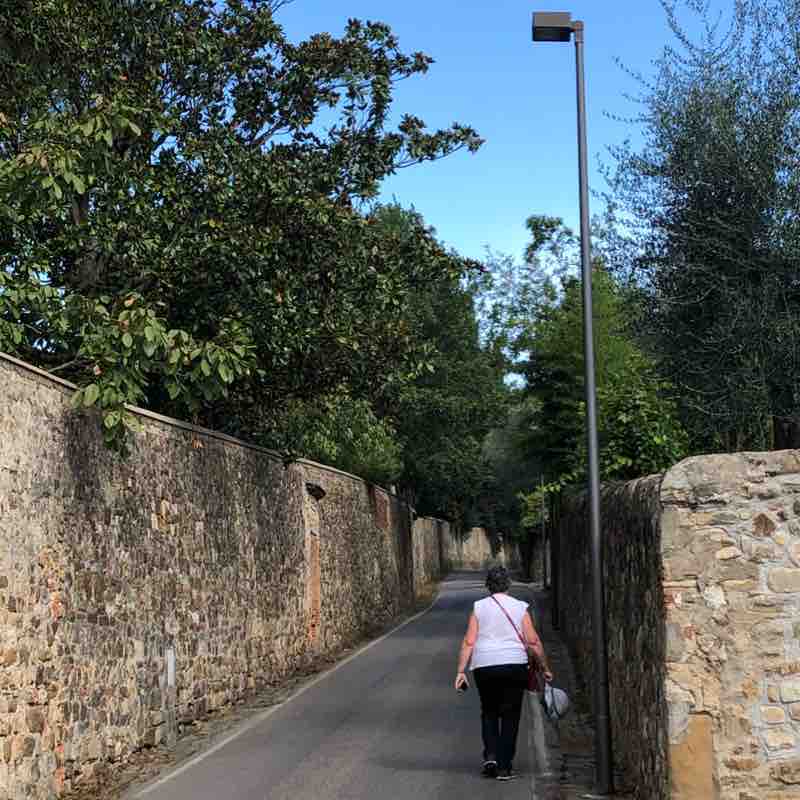 Walk to Fiesole from Florence CBD in Toscana | Walking Map
