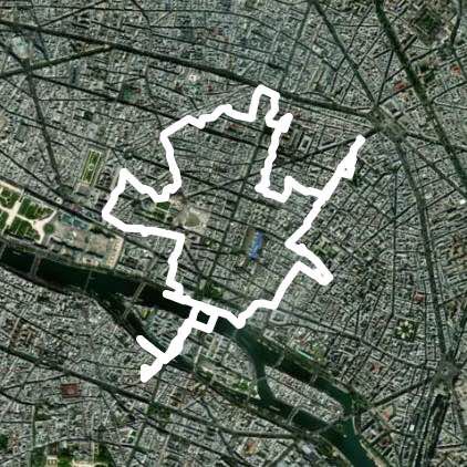 Paris Right Bank 1 Walk Trail - France | Pacer