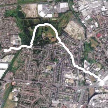 Walk into town 😊 Trail - Walsall, England | Pacer