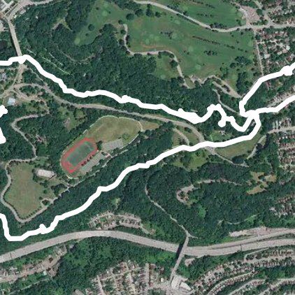 Schenley park trails in Pennsylvania | Walking Map