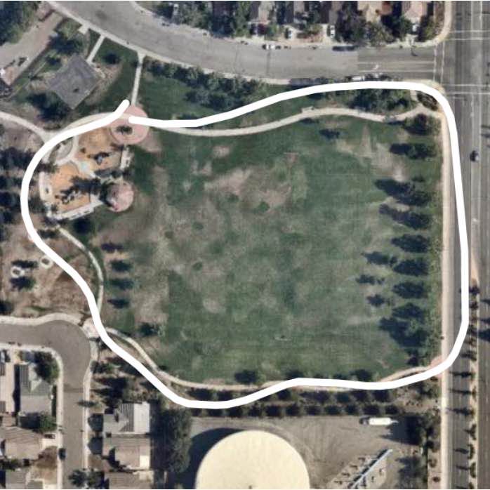 Cochran Park Loop Walk - Sacramento, California, USA | Pacer