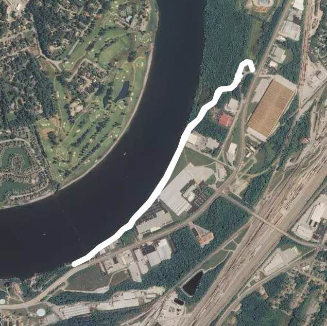 Chat river walk Trail - Chattanooga, Tennessee, USA | Pacer