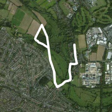 Gunton park loop in England | Walking Map