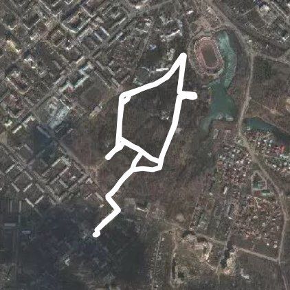 Gorky Park in Ryazanskaya oblast' | Walking Map