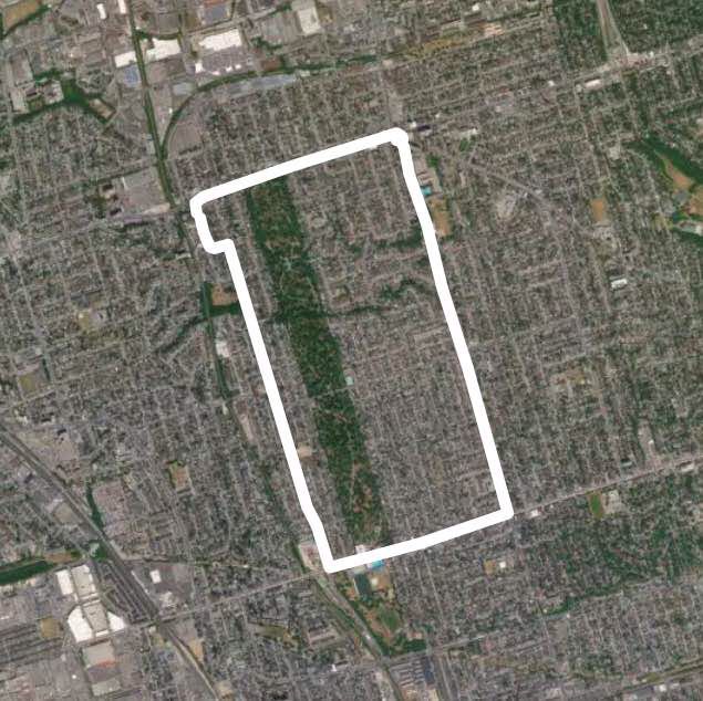eglinton and caledonia | Walking Map