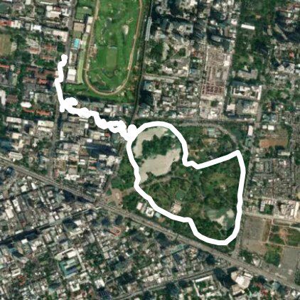Lumphini park in Krung Thep Maha Nakhon | Walking Map