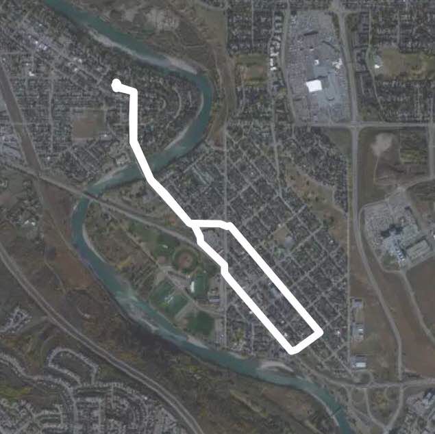 Shouldice Park @ Bowness in Alberta | Walking Map