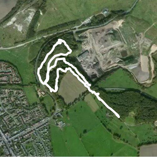 A Pleasant Walk across Coxhoe Quarry Woods Sentier pédestre - Durham ...