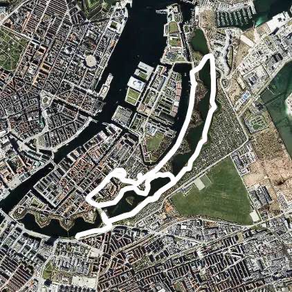 Free Town Christiania in Capital Region of Denmark | Walking Map