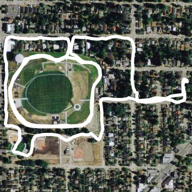 Maple leaf reservoir park in Washington | Walking Map