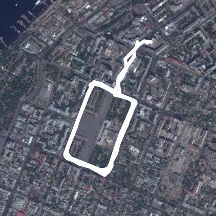 Vokruk square of Kuibyshev. in Samarskaya oblast' | Walking Map