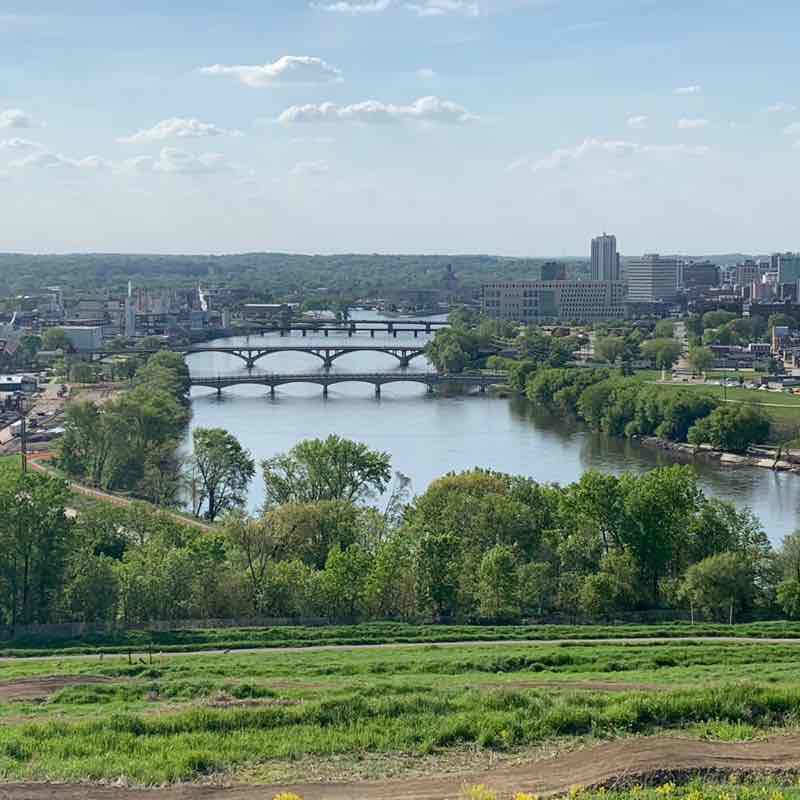Mount Trashmore in Iowa | Walking Map