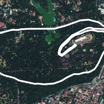 Chapultepec bosque in Ciudad de México | Walking Map