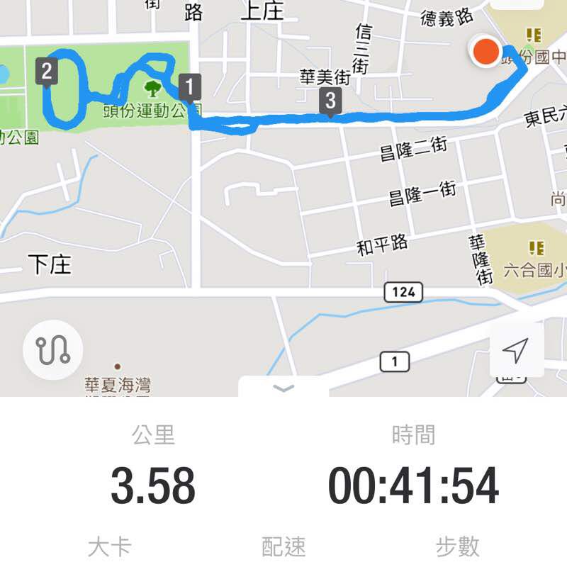 中興路一運動公園 Sendero - Toufen Township, Comté de Miaoli, Taiwán, China | Pacer