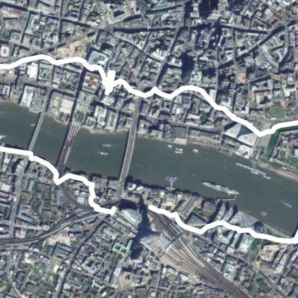 London bridges 5k | Walking Map