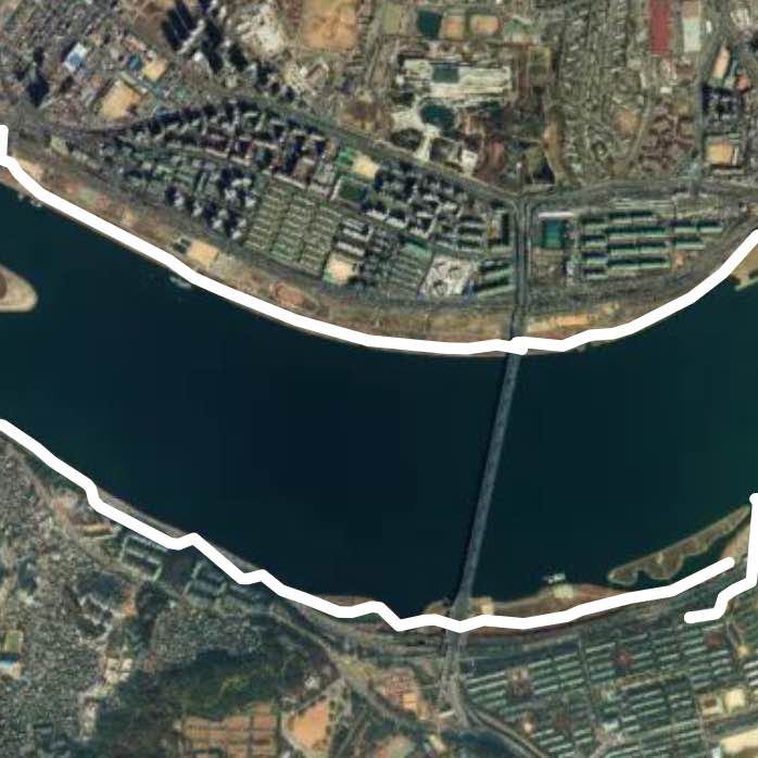 Banpo Dongjak Hangang Bridge round in Seoul | Walking Map