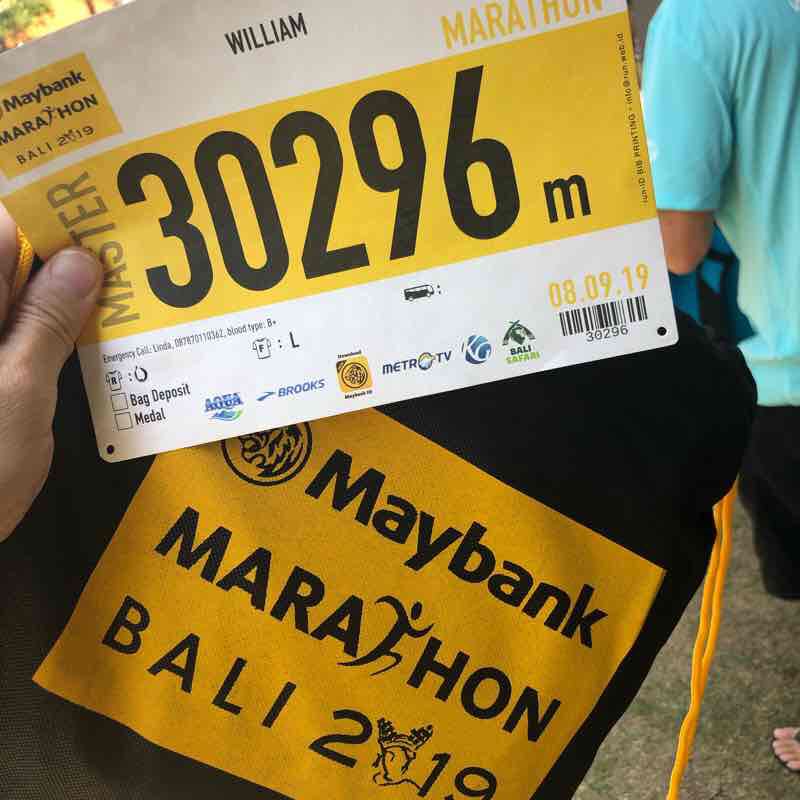 Maybank Marathon 2019 Run Trail - Gianyar, Bali, Indonesia | Pacer