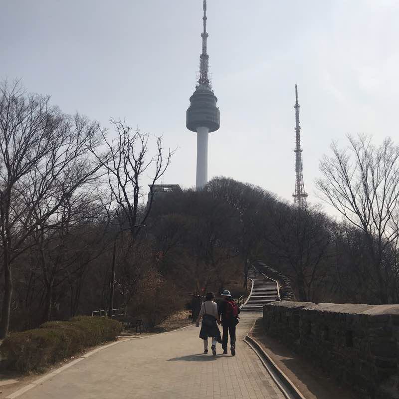 Namsan Park Hike in Seoul | Walking Map