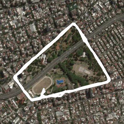 Chacabuco Park in Ciudad Autónoma de Buenos Aires | Walking Map