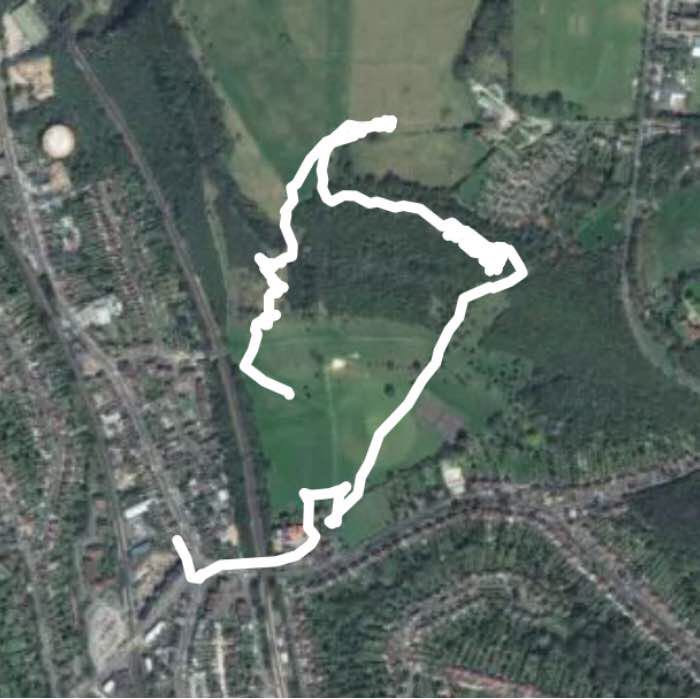 Whyteleafe Recreation Ground Walk Trail - Warlingham, England | Pacer