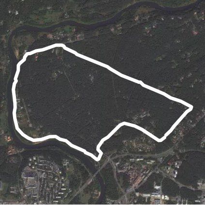 The Beautiful route of Valakampiai in Vilniaus apskritis | Walking Map