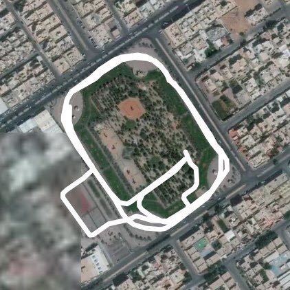 👌🏻Rawdha park in Riyadh Province | Walking Map