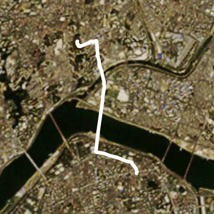 Crossing the Han River in Seoul | Walking Map