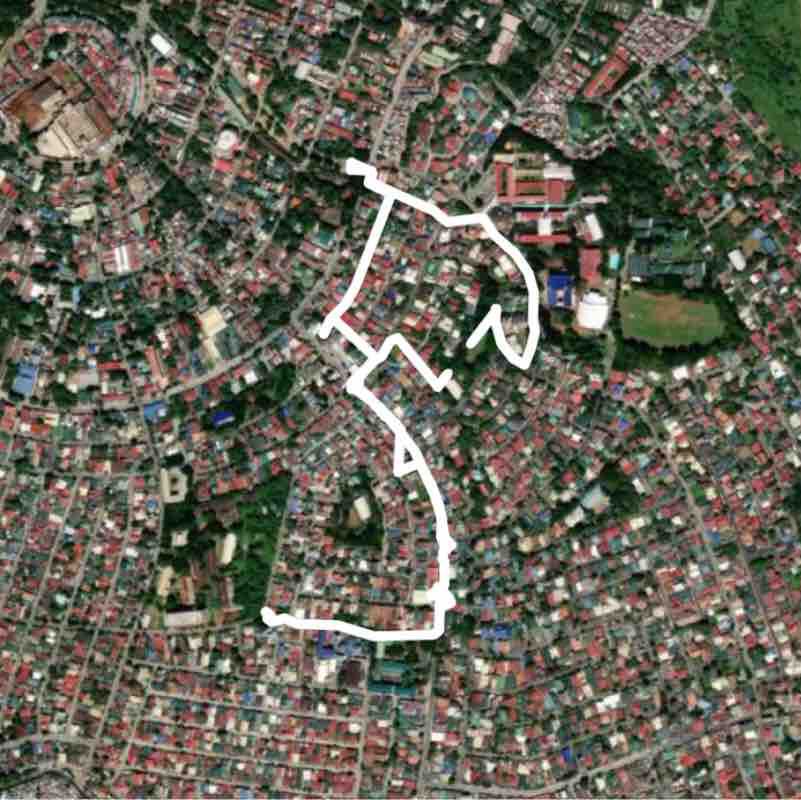 Poke Stops and Gyms Route Walk Trail - Marikina, Philippines | Pacer