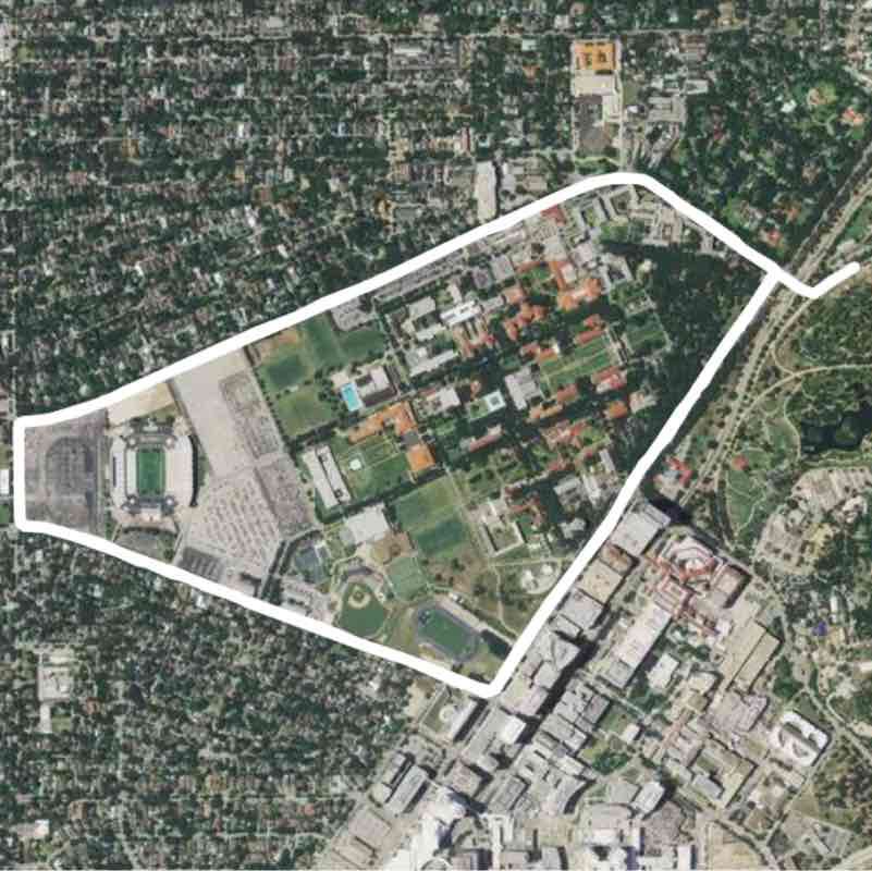 Rice University Jogging Trail in Texas | Walking Map