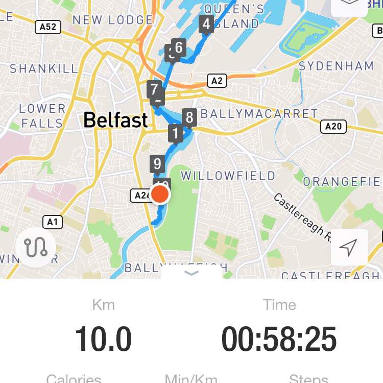 Ormeau to titanic | Walking Map