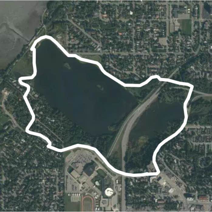 Westchester Lagoon Loop in Alaska | Walking Map