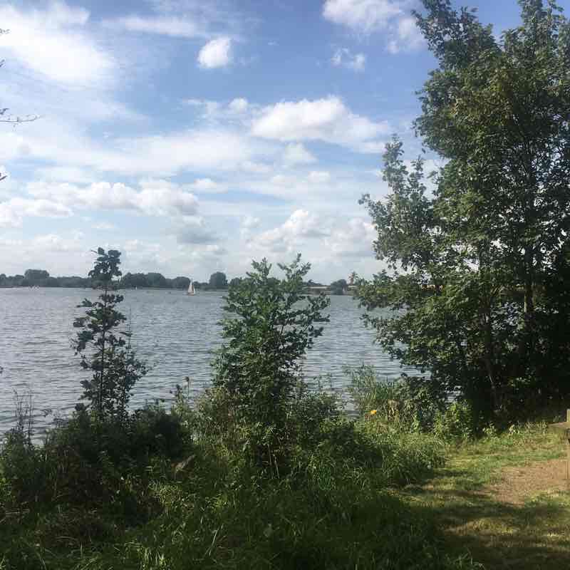 Easy stroll around Gunwade and Overton lake in England | Walking Map