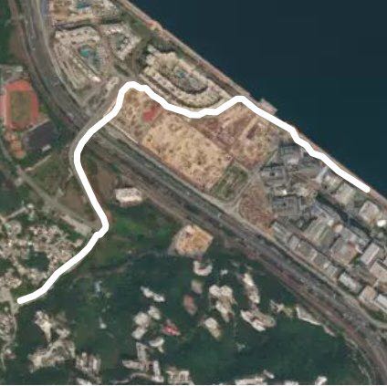 Science Park side walk in New Territories | Walking Map