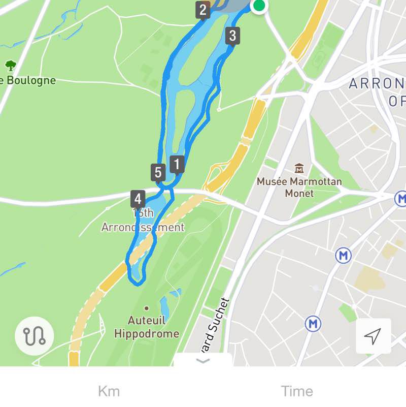 That's right Run Trail - Paris, France | Pacer