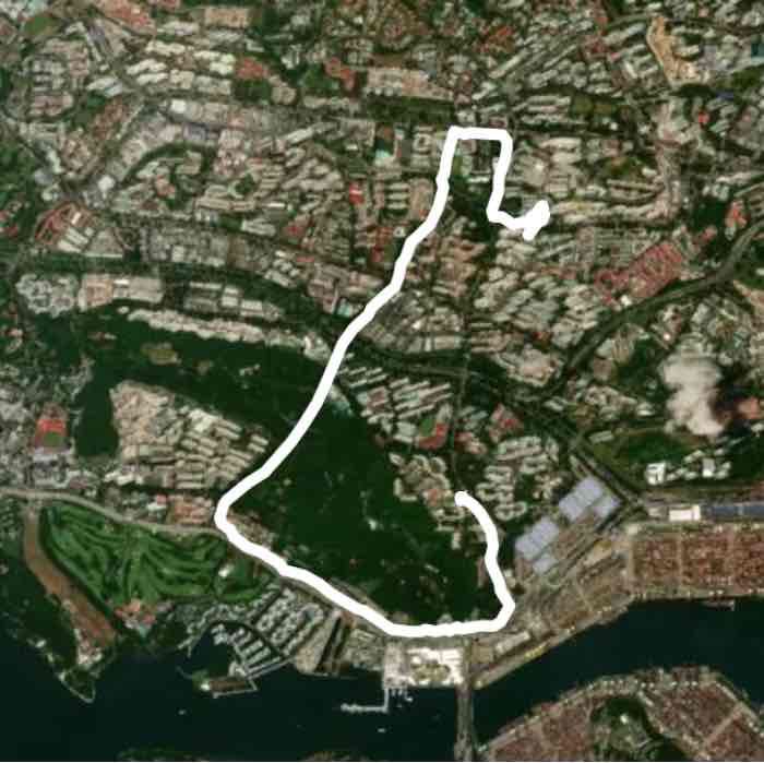 Tiong Bahru park | Walking Map